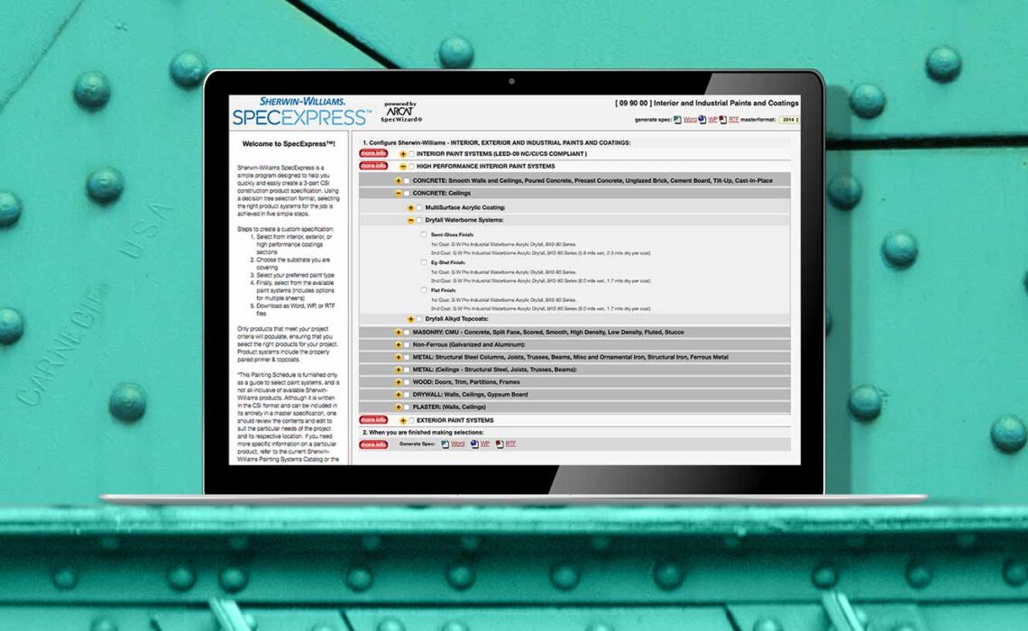 Free Spec Writing Tool Helps You Pick the Right Coating System - SWPPC